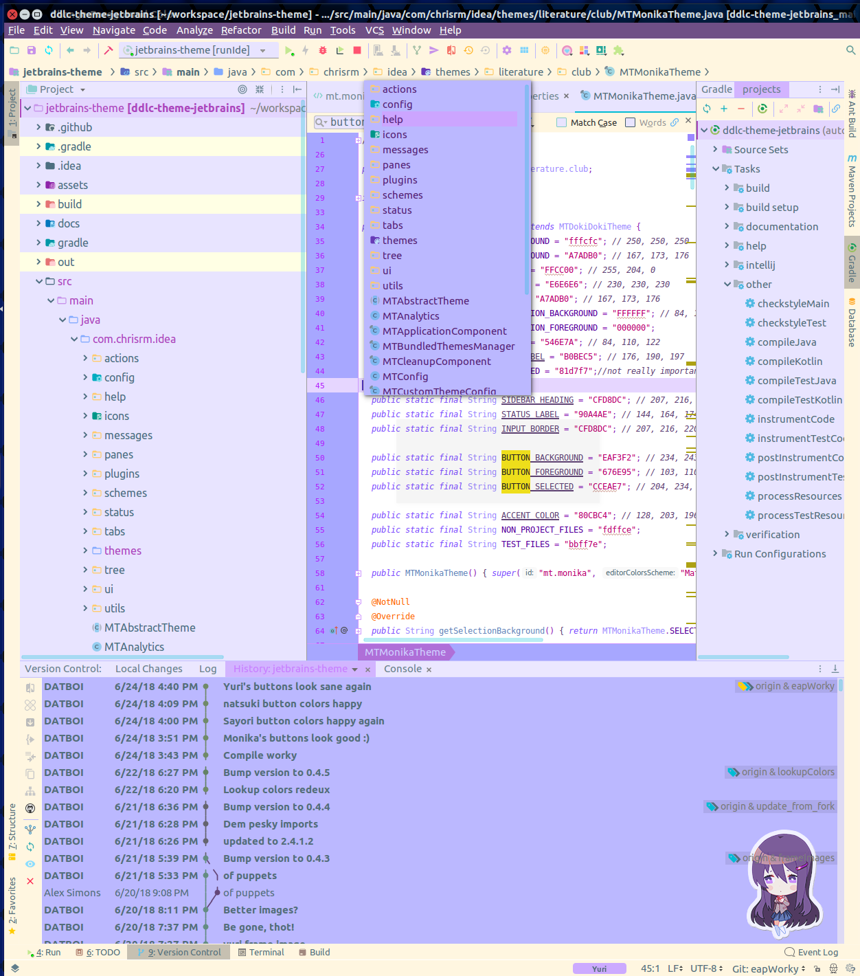 EAP Support · Issue #27 · doki-theme/doki-theme-jetbrains · GitHub