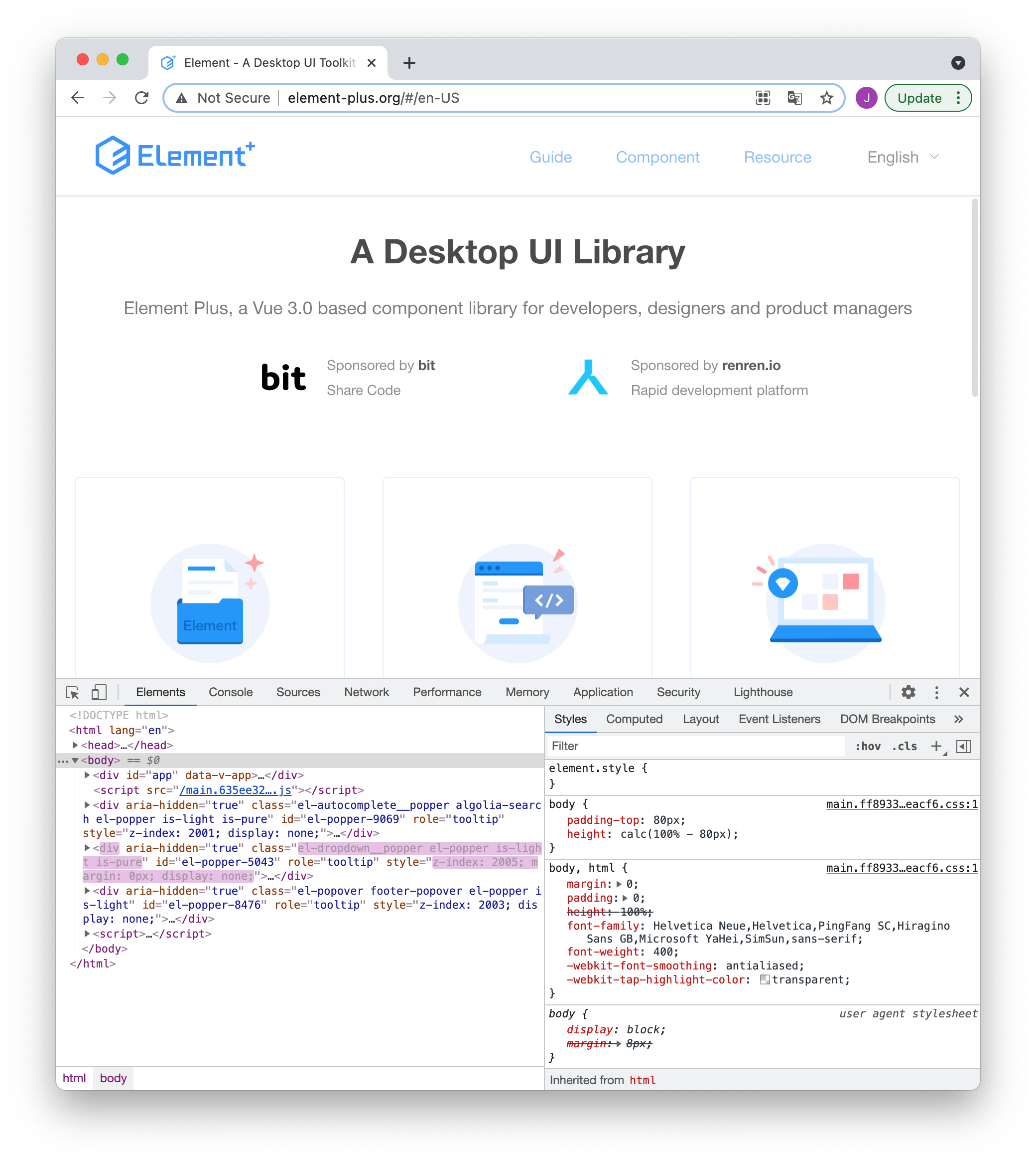 [Bug Report] `ElNotification` doesn't display correct font · Issue #2604 · element-plus/element ...