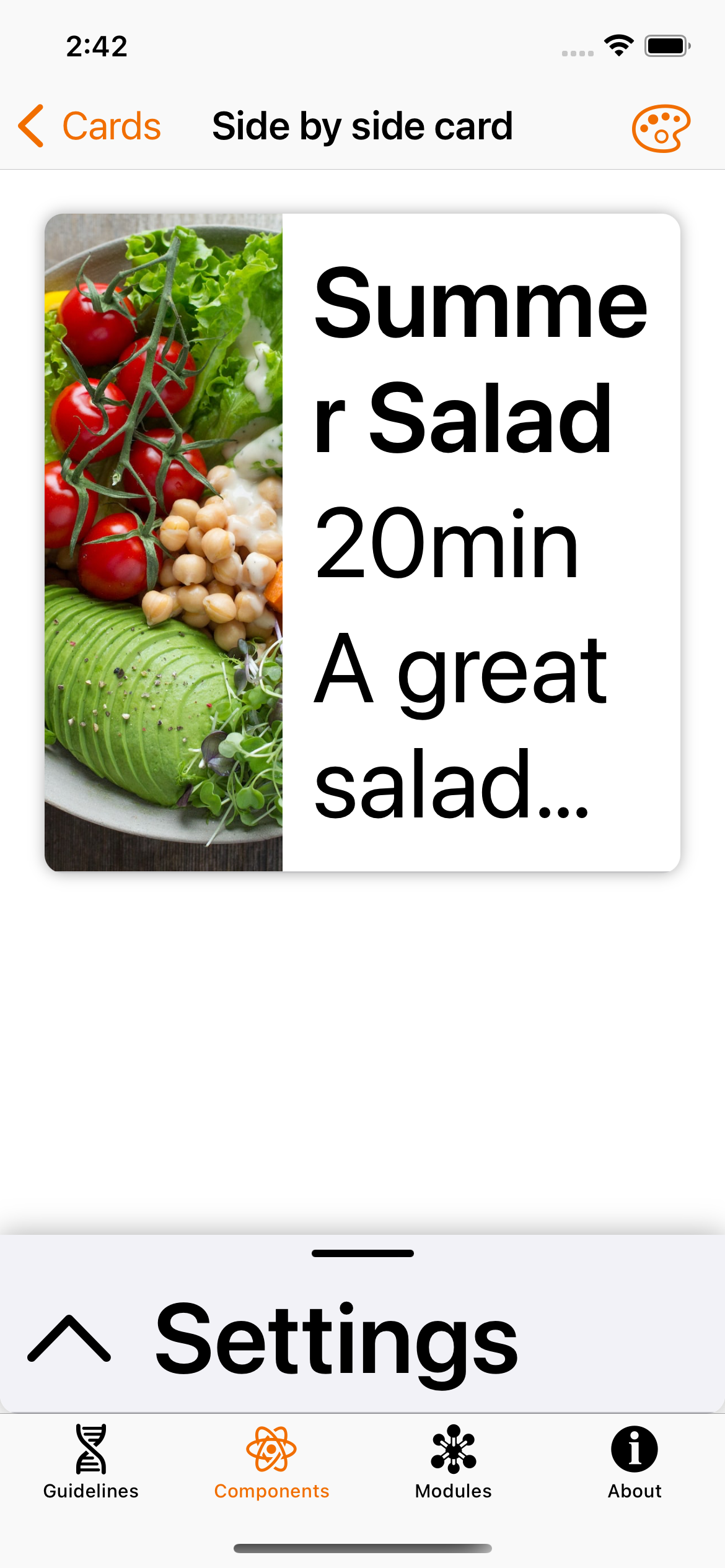 ODS > Component > Card - Large Side by Side · Issue #56 · Orange-OpenSource/ods-ios · GitHub