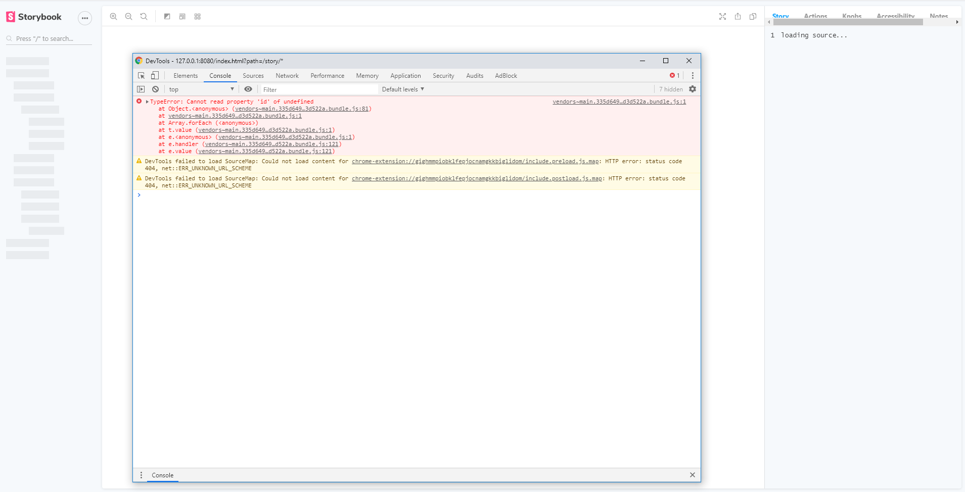No preview + error only in built app. · Issue #10554 · storybookjs/storybook · GitHub