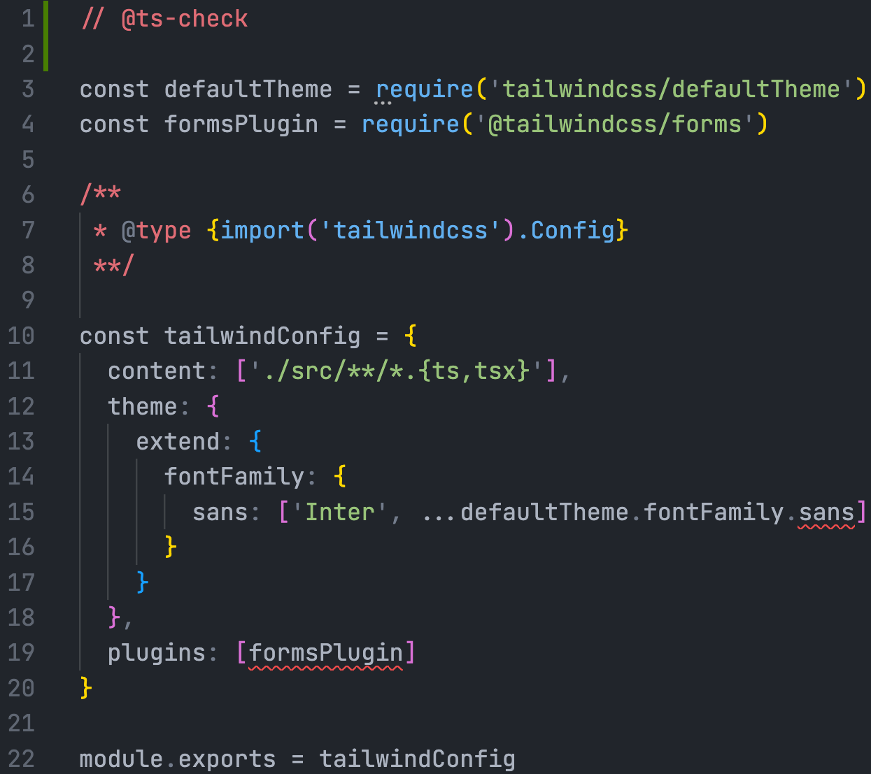 Official plugins are not allowed in the `TailwindConfig` type definitions · Issue #8566 ...
