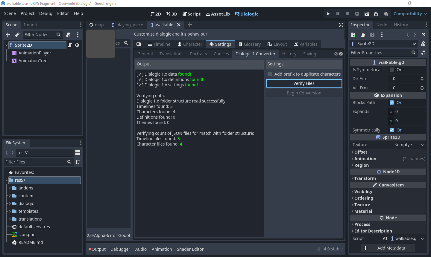 Old Empty Definitions Cannot Be Read · Issue 1482 · Dialogic Godotdialogic · Github