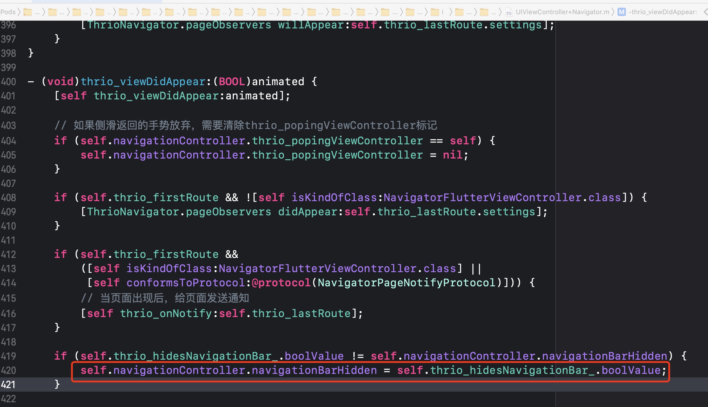 UIImagePickerController 导航栏被显示出来了 · Issue #119 · hellobike/flutter_thrio · GitHub