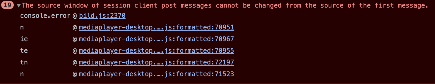 Getting console error from sendMessage · Issue #25 ...