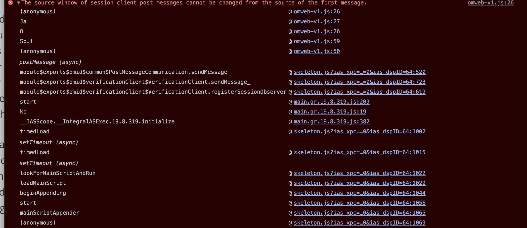 Getting console error from sendMessage · Issue #25 ...