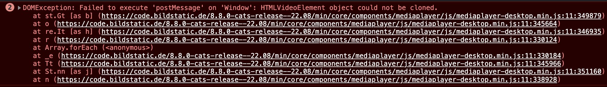Getting console error from sendMessage · Issue #25 ...