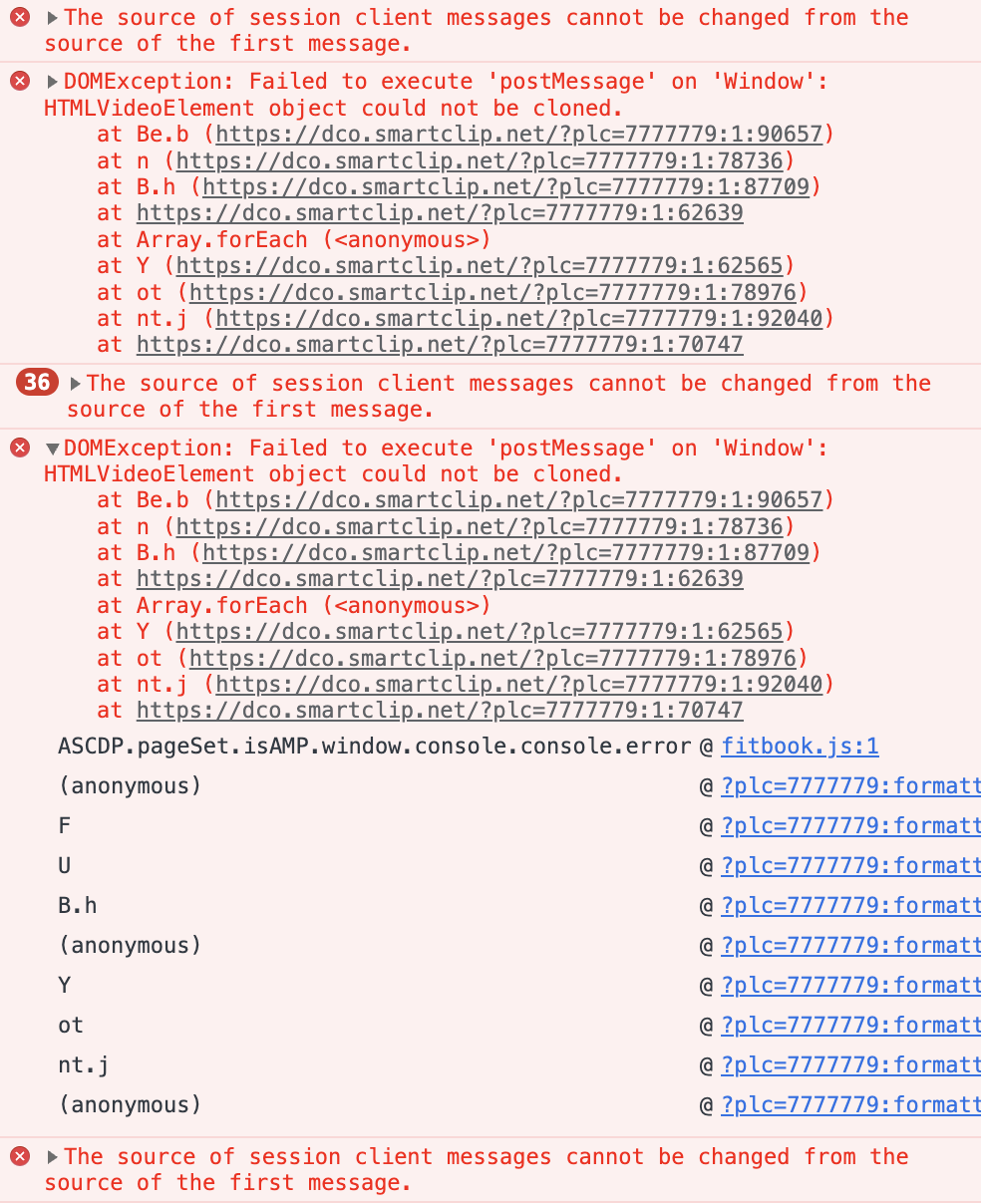 Getting console error from sendMessage · Issue #25 ...