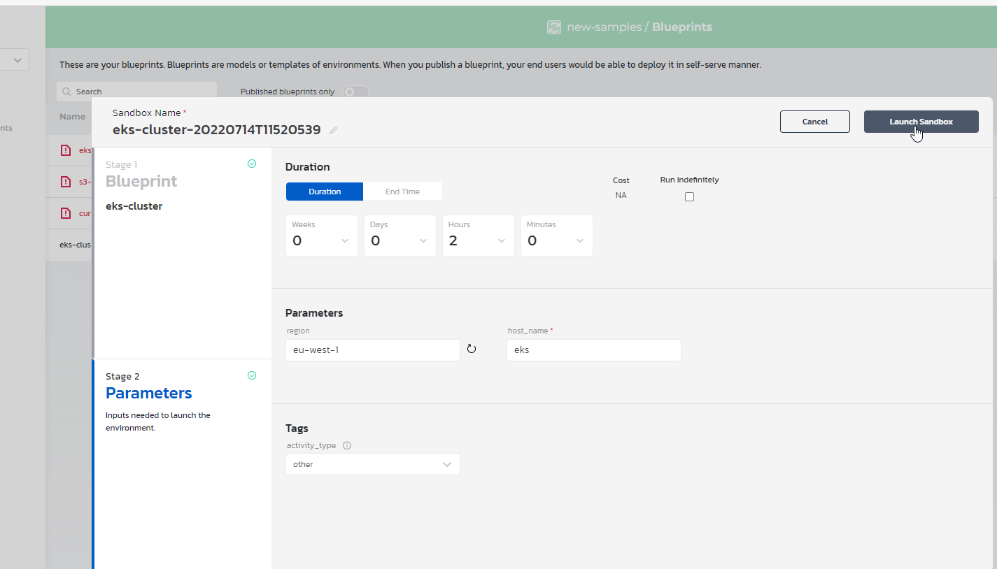 Deploy an EKS cluster using Torque · QualiTorque Torque-Blueprint-Marketplace · Discussion #1 ...