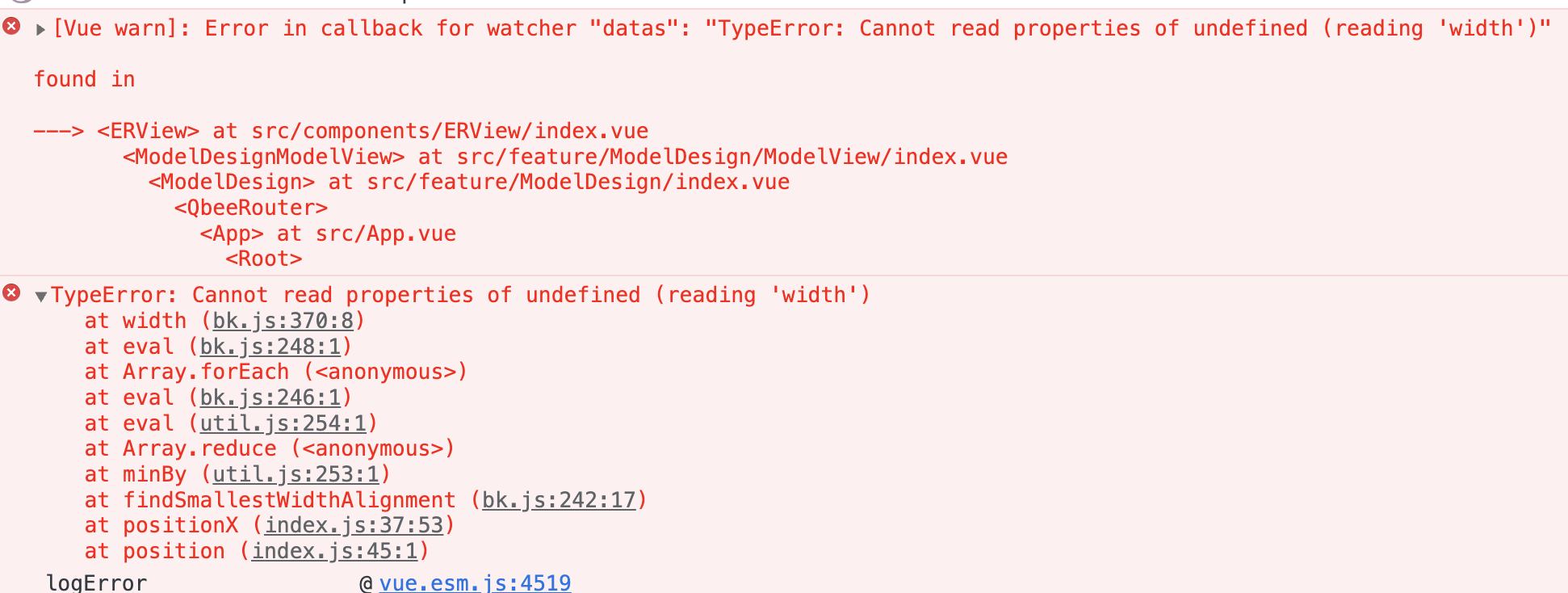 Vue自定义的组件使用DagreLayout布局，报错TypeError: Cannot read properties of undefined (reading 'width ...