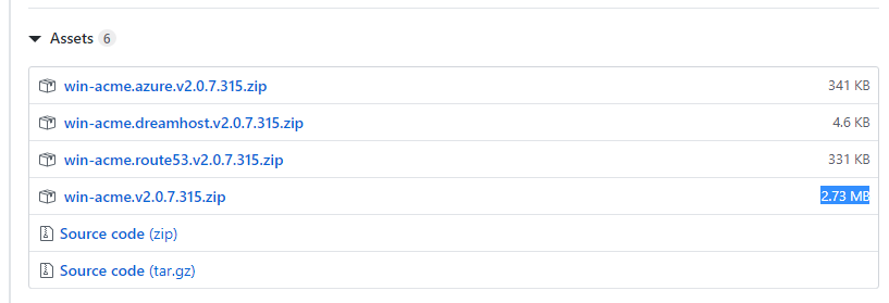 wacs.exe not in zip · Issue #1153 · win-acme/win-acme · GitHub