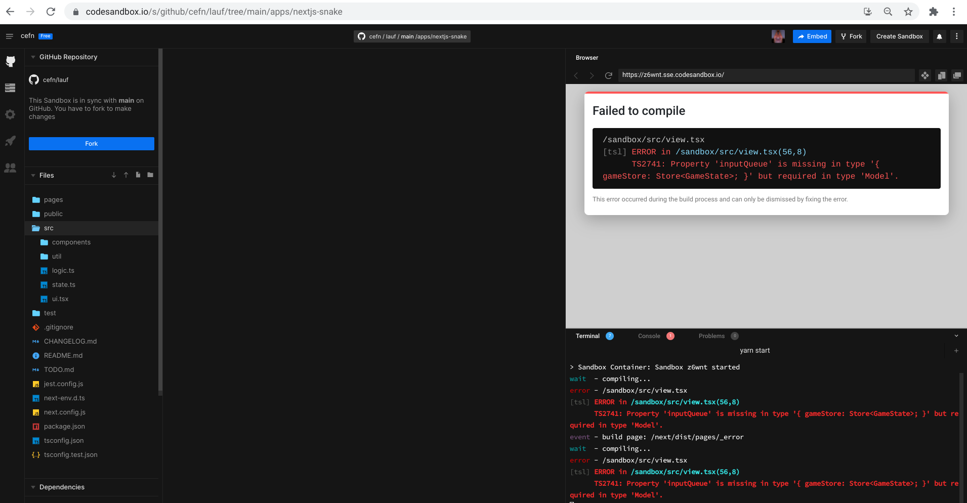 Github Sandbox Out of Date · Issue #5975 · codesandbox/codesandbox ...