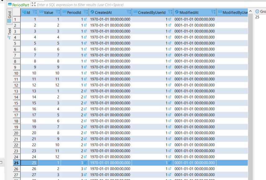 Value panel not showing dictionary values when both identifier and ...