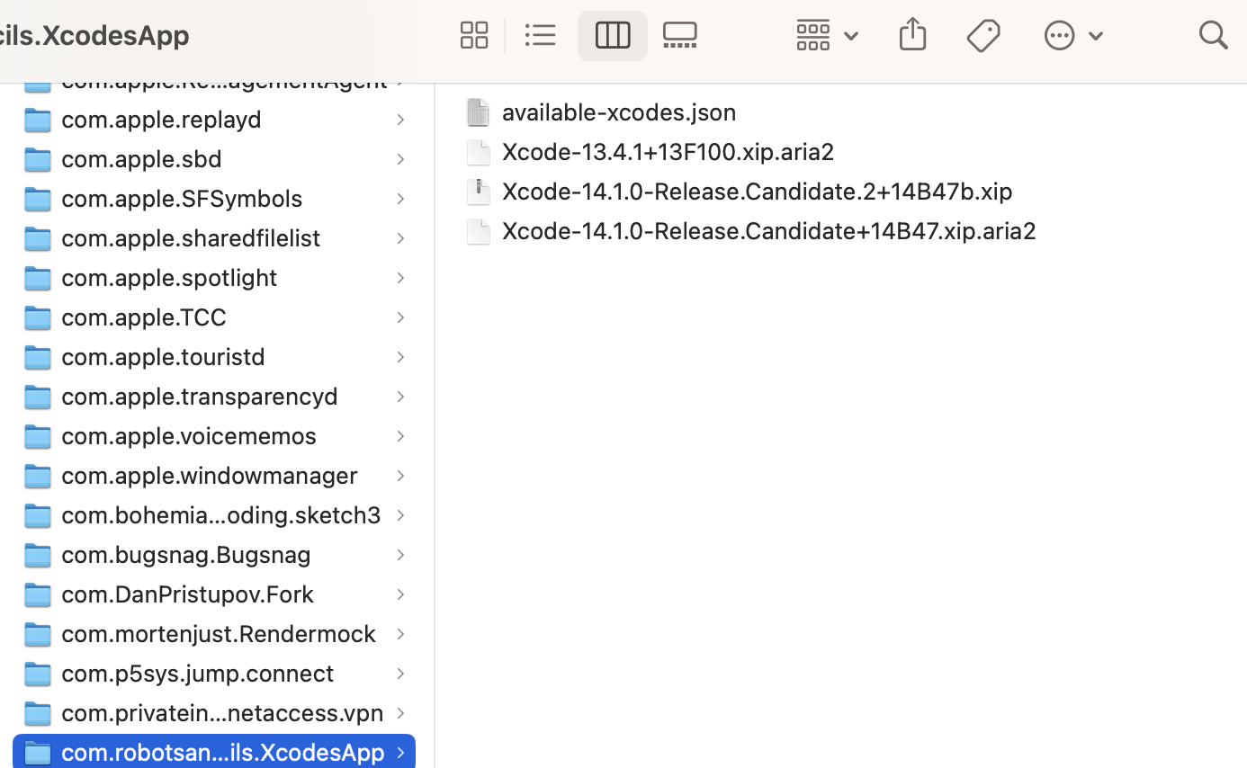 Cannot install Xcode 14.1 Release Candidate 2 (14B47b) · Issue #316 · XcodesOrg/XcodesApp · GitHub