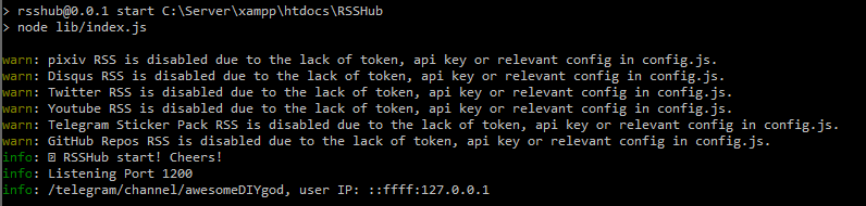 Telegram RSS doesn`t work · Issue #2046 · DIYgod/RSSHub · GitHub