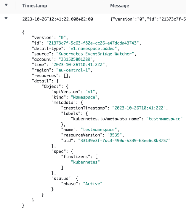 [EKS] [request]: Event-driven notification, auditing, and integration with Amazon EventBridge ...