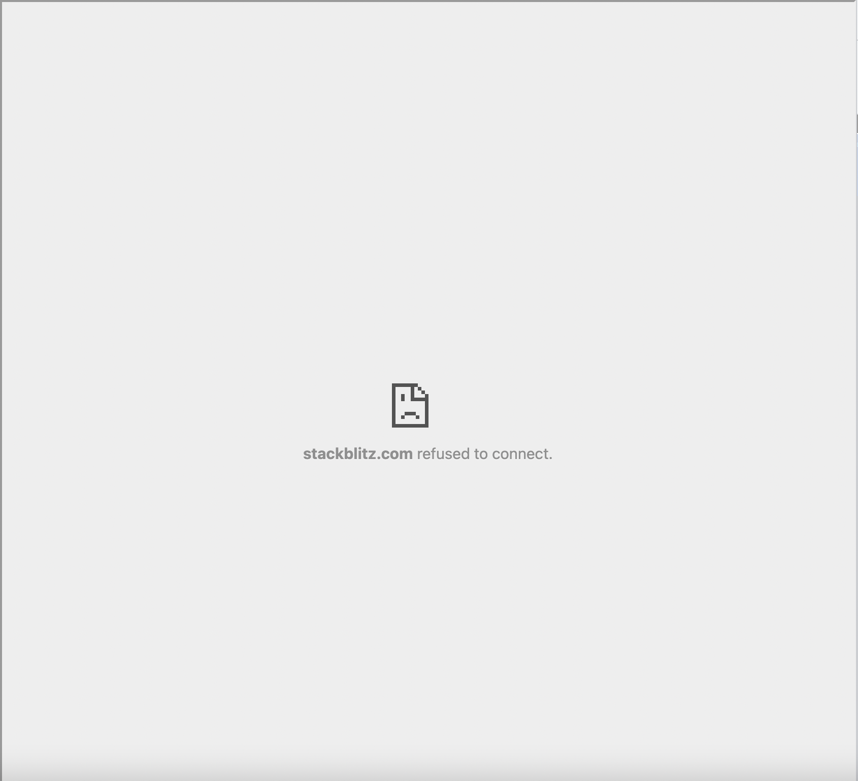 Stackblitz embed route returning 500 for past 4 days and failing to display · Issue #1743 ...