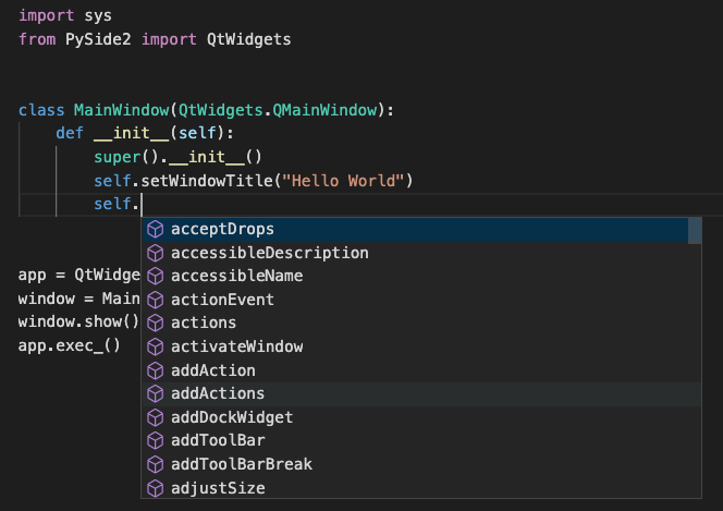 Kite Autocomplete problem with PySide2 · Issue #321 · kiteco/issue ...