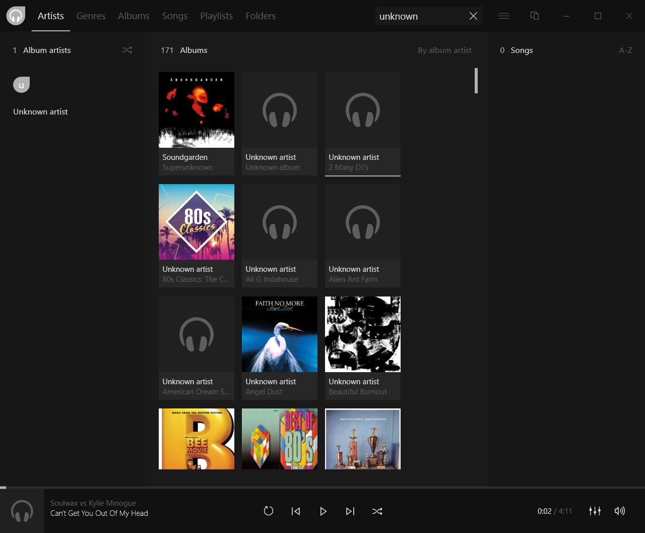 Album search issues · Issue #52 · digimezzo/dopamine-windows · GitHub