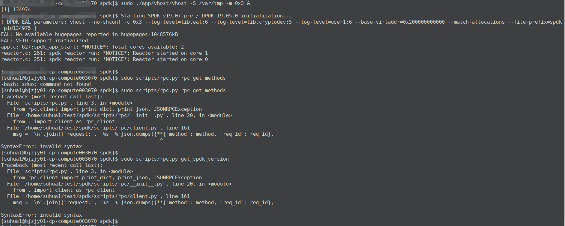 Scripts/rpc.py execution problem · Issue #889 · spdk/spdk · GitHub