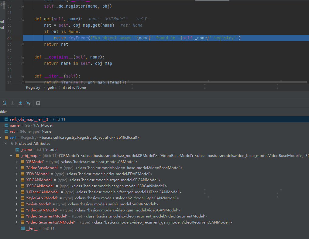 我出现了个报错No object named 'HATModel' found in 'model' registry!" · Issue #92 · XPixelGroup/HAT · GitHub