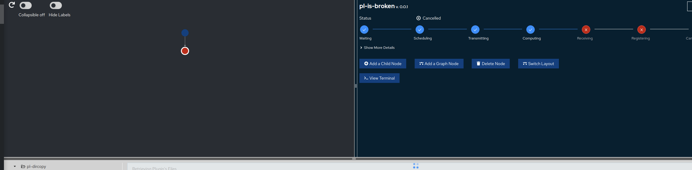 Custom messages for backend error codes · Issue #222 · FNNDSC/ChRIS_ui · GitHub