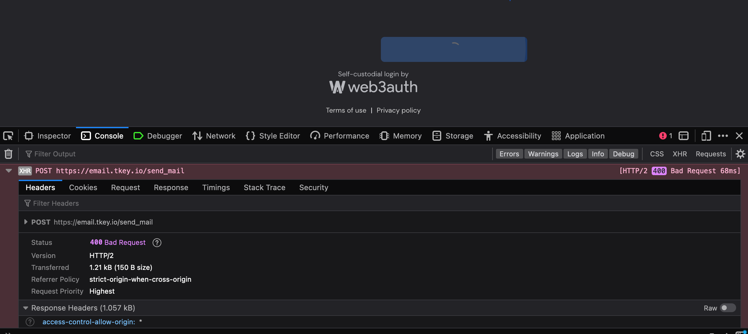 Save recovery phrase email not working · Issue #1297 · Web3Auth/web3auth-web · GitHub