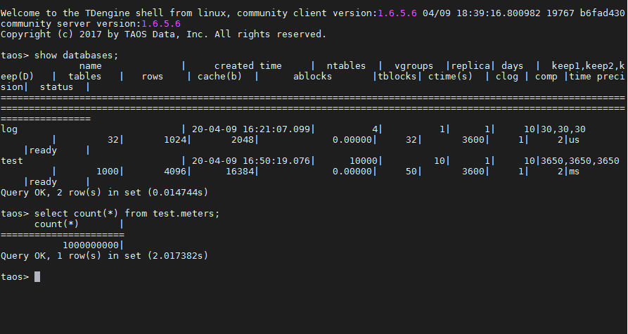 Prompt for executing SQL statement，DB error: invalid table id · Issue #1574 · taosdata/TDengine ...