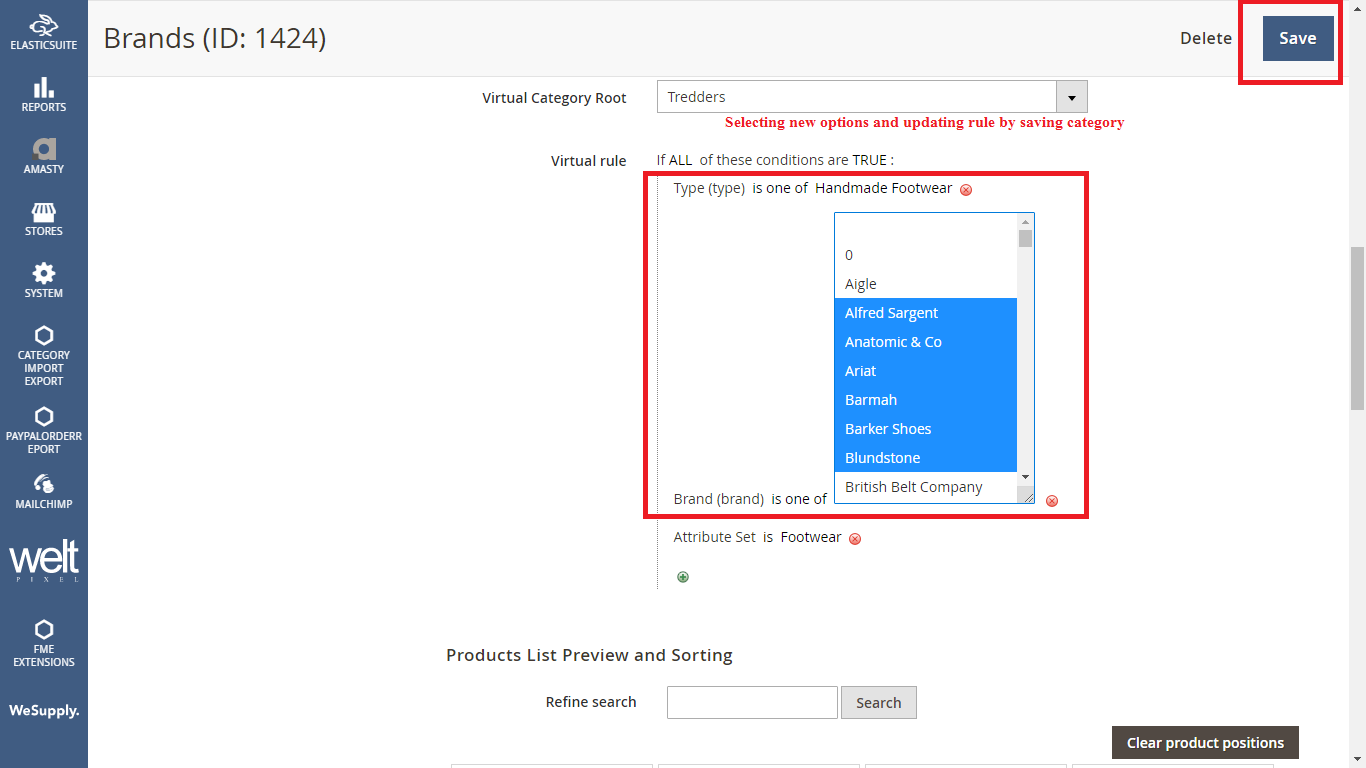 Having Issue in save selected attribute values in virtuat category rule · Issue #2206 · Smile-SA ...