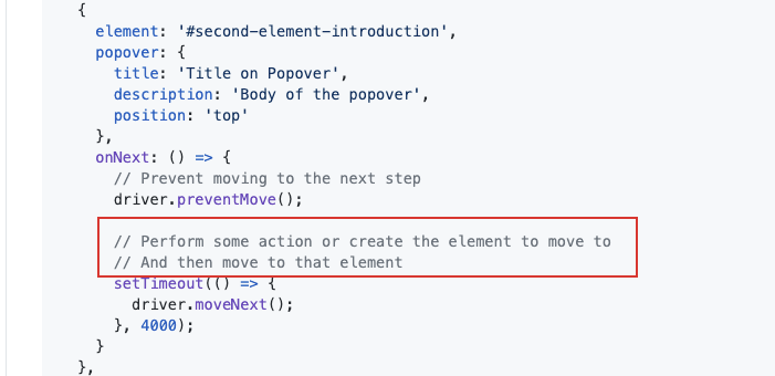 Can't select element which is created in the onNext hook · Issue #255 · kamranahmedse/driver.js ...