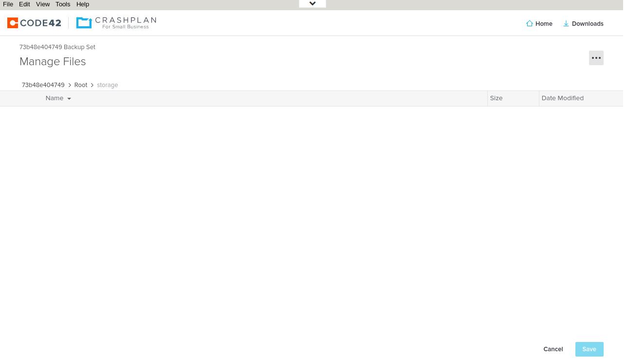 Storage folder not visible in CrashPlan application · Issue #119 · jlesage/docker-crashplan-pro ...