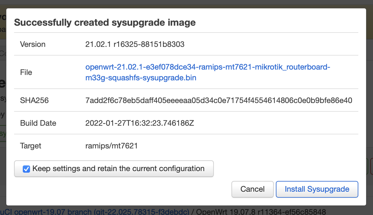 Save a copy of the image · Issue #315 · openwrt/asu · GitHub