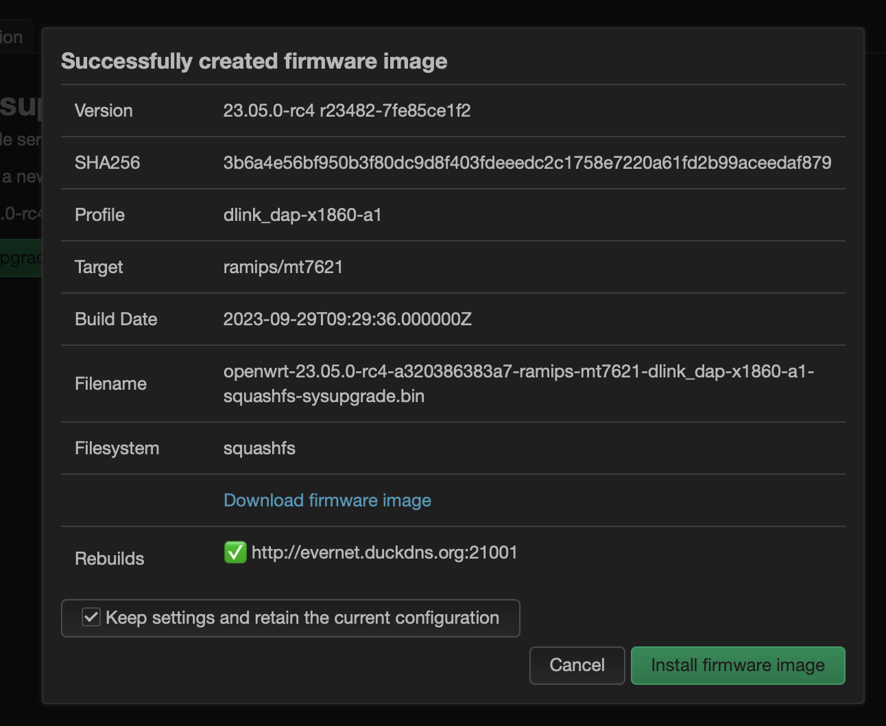 Broken LUCi web inteface · Issue #599 · openwrt/asu · GitHub