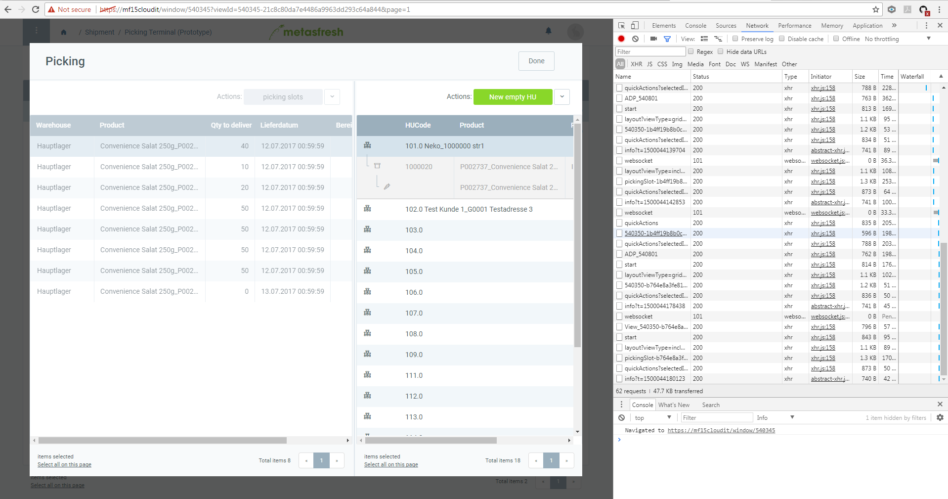 Disable quick action dropdown button while running the action · Issue #992 · metasfresh ...