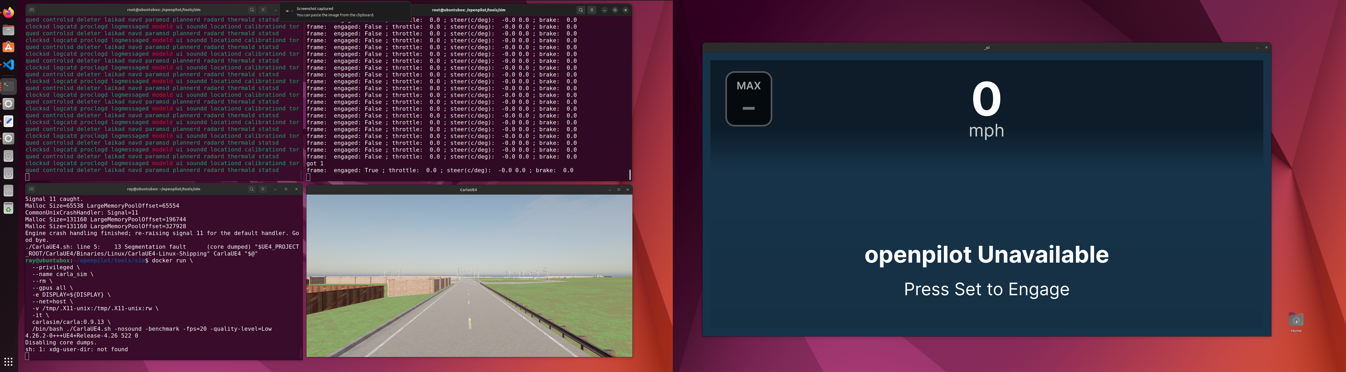 Openpilot not showing any view from Carla · Issue #27763 · commaai/openpilot · GitHub
