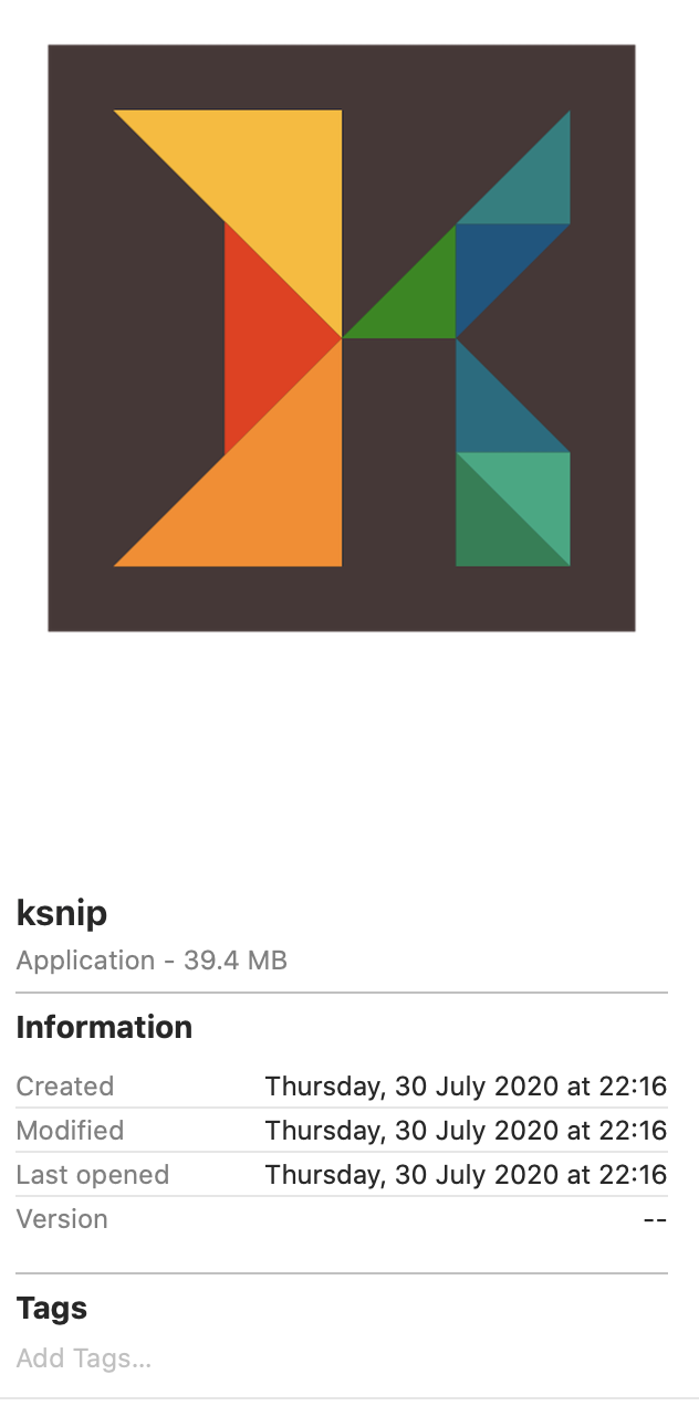 Missing version number in mac binaries · Issue #401 · ksnip/ksnip · GitHub