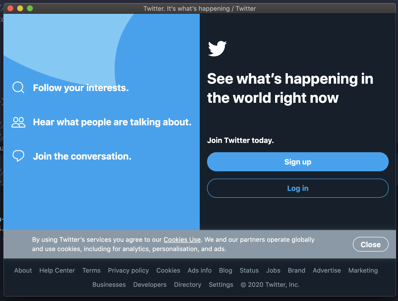 Twitter does not load inside Webview · Issue #25421 · electron/electron ...