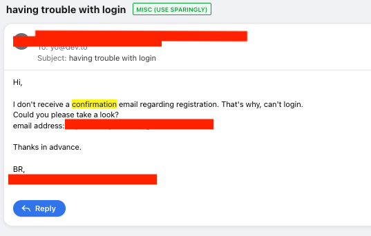 Multiple Users Report Not Receiving Confirmation Email Upon Signup · Issue #18027 · forem/forem ...