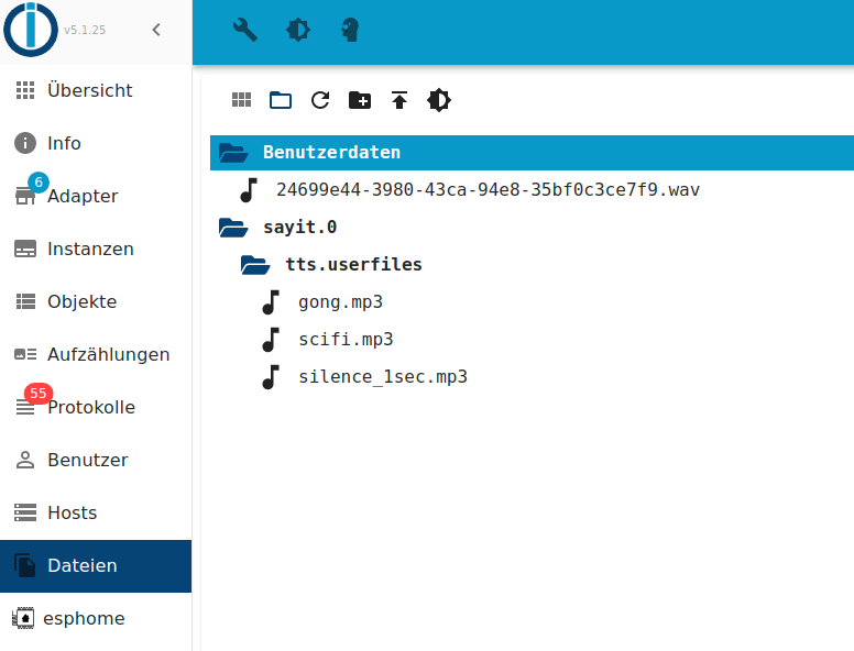 Question: How to make meta folders appear in files-tab for non-experts ...