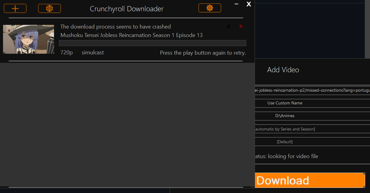 Funimation download related issues · Issue #392 · hama3254/Crunchyroll-Downloader-v3.0 · GitHub