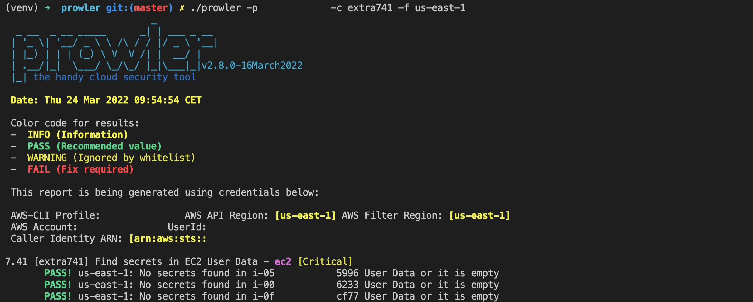 [Bug]: Check extra741, 742 throws detect_secret error; sometimes fails for same resource ...