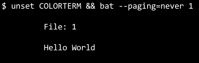 Bat is not showing his interface with GNU screen · Issue #769 · sharkdp/bat · GitHub
