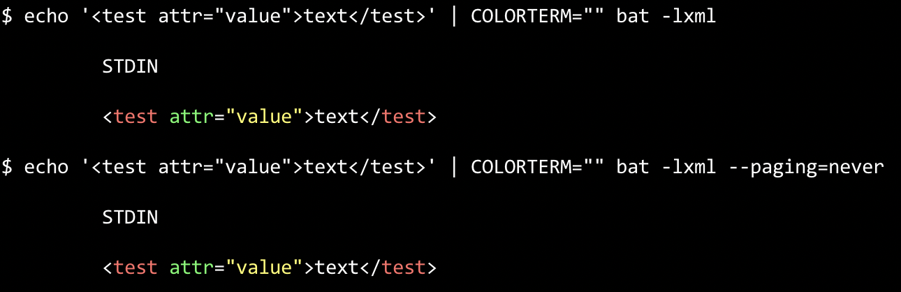 Bat is not showing his interface with GNU screen · Issue #769 · sharkdp/bat · GitHub