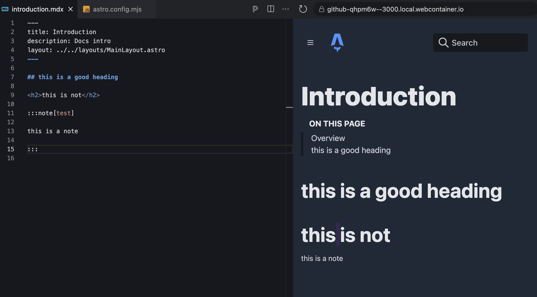 Heading elements in MDX not being passed to Astro.props · Issue #5084 · withastro/astro · GitHub