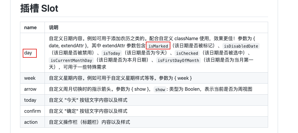 请问markType能否自定义内容 · Issue #107 · TangSY/vue-hash-calendar · GitHub