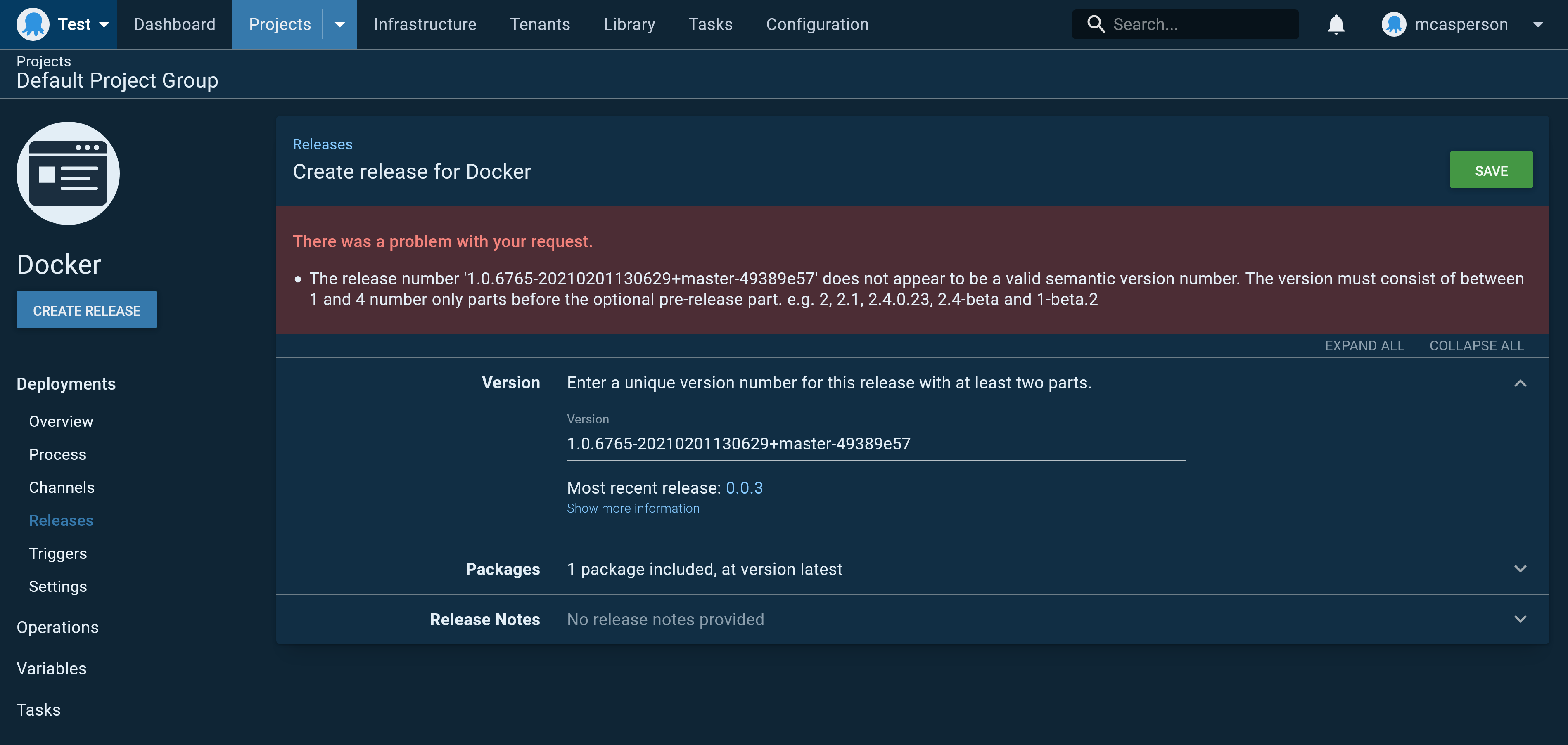 Project Versions With Long Prerelease Numbers Fail To Parse · Issue 6758 · Octopusdeploy