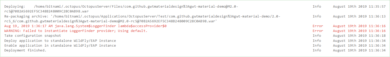 Remove Warnings From Wildfly Deployments With Java 9 · Issue 5783 · Octopusdeployissues · Github 