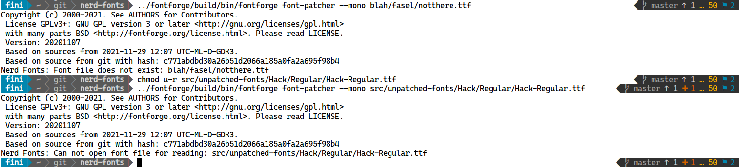 font-patcher: Give meaningful error messages on trivial open fails by ...