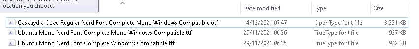 Some fonts not rendering in native PowerShell but do in Terminal or VS Code. · Issue #698 ...