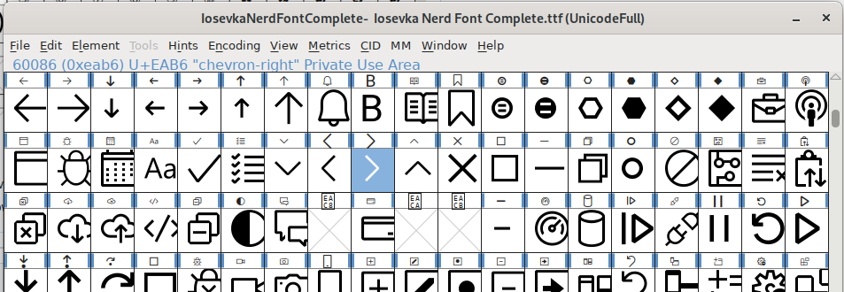 Iosevka Doesnt Show While Firacode Works Well · Issue 953 · Ryanoasis