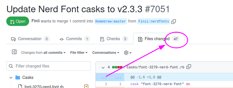 SHA256 mismatch when downloading from HomeBrew · Issue #1102 · ryanoasis/nerd-fonts · GitHub